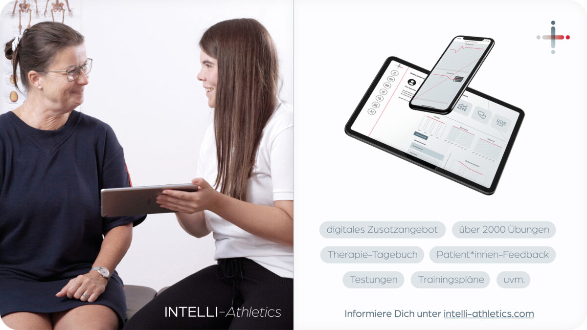 INTELLI-ATHLETICS ist die Physio-App für alle Bereiche der Therapie ...