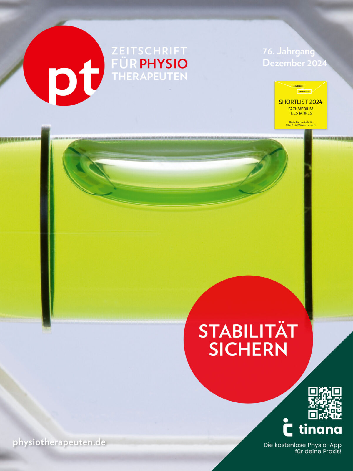 pt Dezember 2024 • pt Zeitschrift für Physiotherapeuten